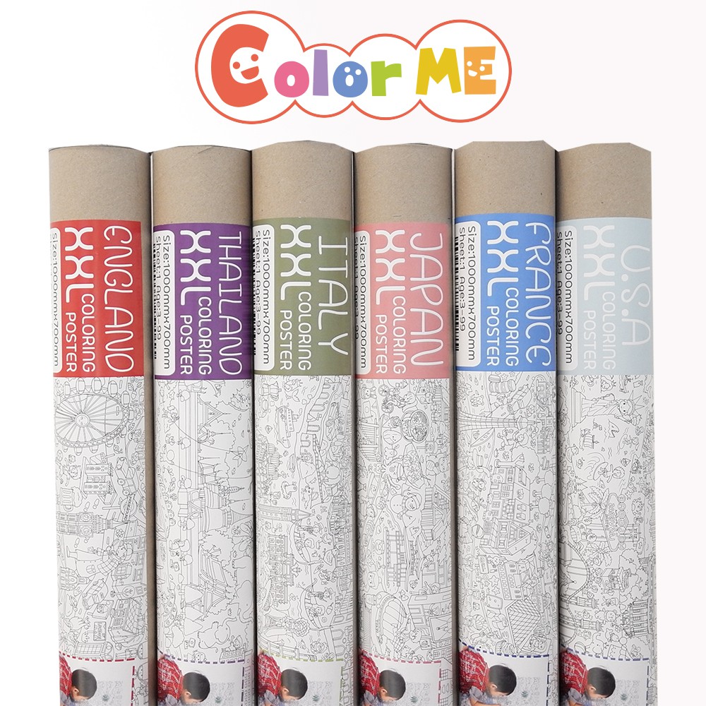 COLOR ME coloring poster Colouring | Shopee Philippines