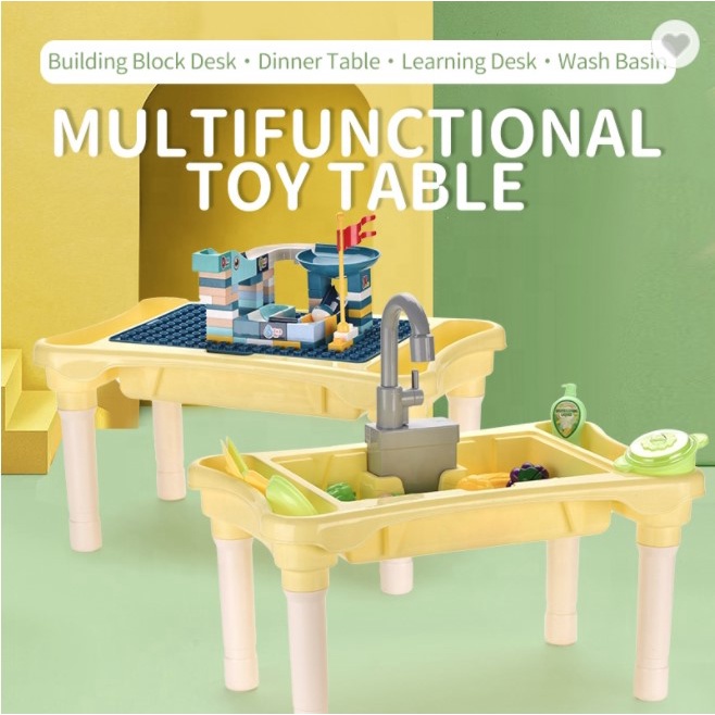 3in1 Activity Desk: Sink, Building Desk, Whiteboard Desk | Shopee ...