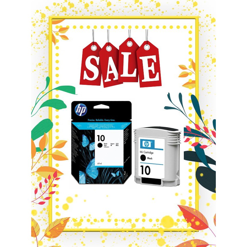 HP 10 Black Original Ink Cartridge (C4844A) | Shopee Philippines