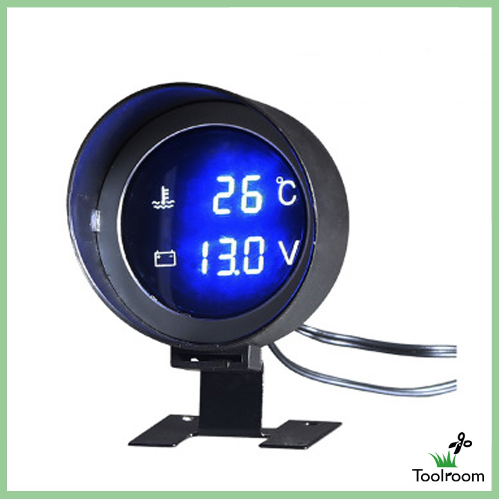 12V/24V Voltmeter Water Temp Temperature Gauge w/ Sensor 10mm | Shopee ...