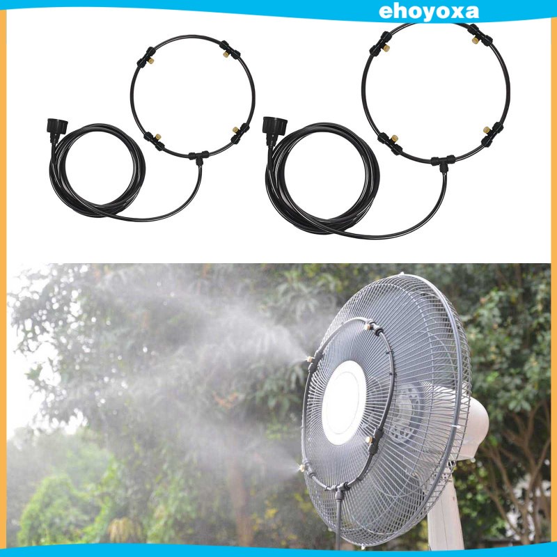 Fan Misting Cooling System, Mist Nozzle for Cooling, Misitng with ...