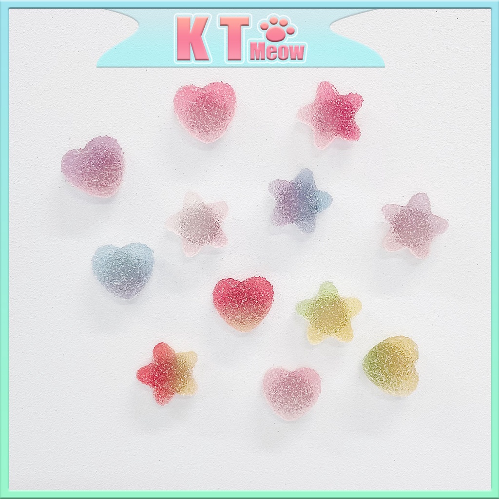 12 pcs set of magnetic decoration love / fudge / candy / color / mini ...