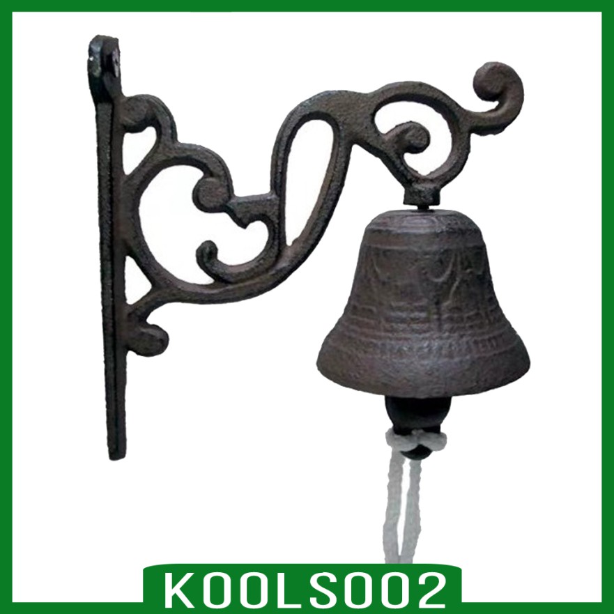 StockCast Iron Door Bell Decor Wall Hanging Bell Farmhouse KOOLSOO2 ...