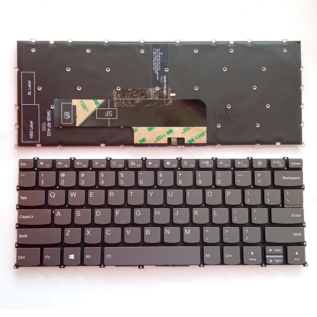 New Backlit Laptop Keyboard For Lenovo XiaoXin -13IML 2019 S340-13 S340 ...