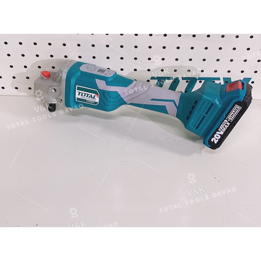 TOTAL cordless Angle Polisher 20v set TAPLI2001 industrial supplies ...