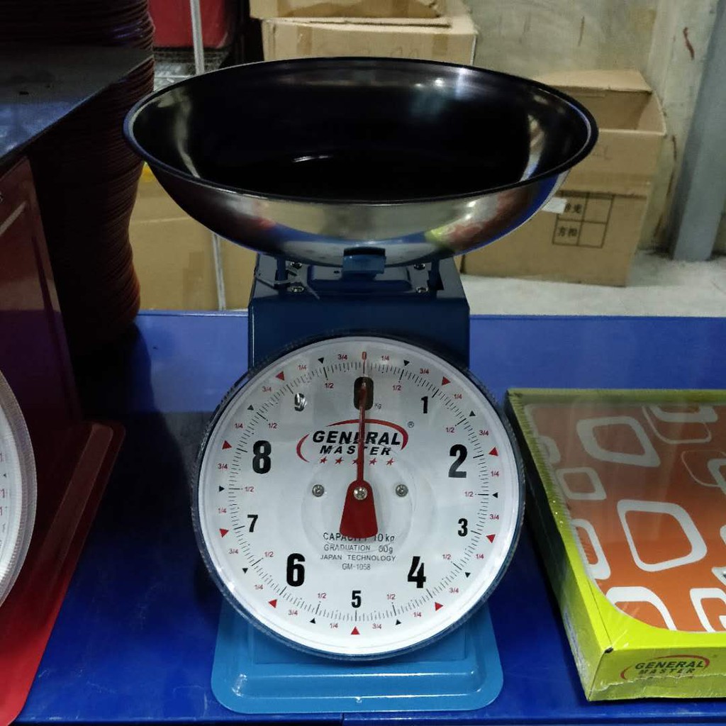 #GENERAL MASTER BRAND HEAVY-DUTY WEIGHING SCALE 10KG / MEAT & VEGETABLE ...