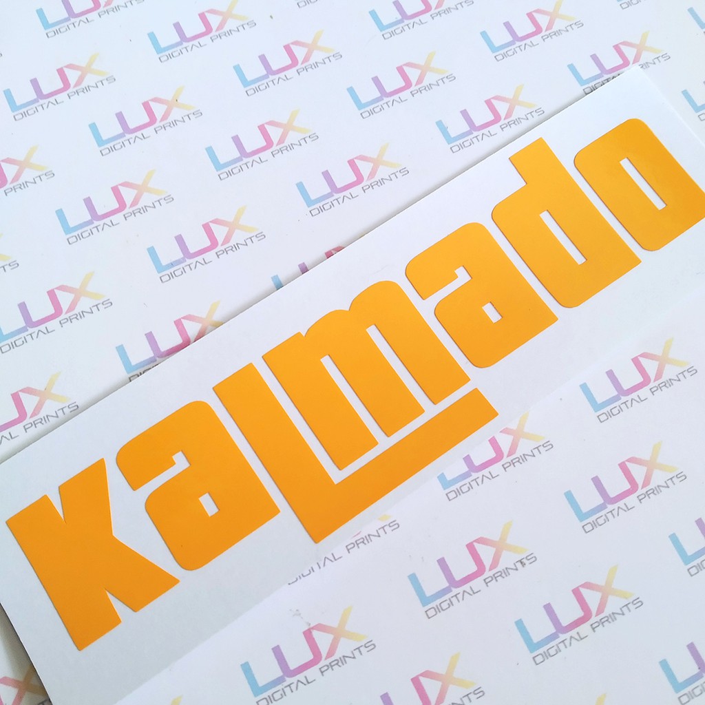 kalmado 001 Die-Cut Vinyl Sticker/Decal/car/motor/laptop/mugs/tumblers ...