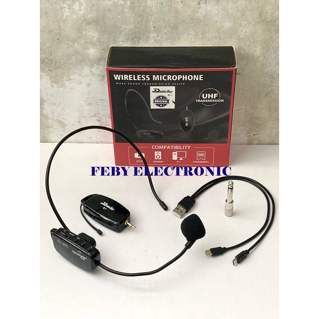 Dusen Berg B1 Mosque Imam Microphone | Mc Wireless Headband Mic 1 ...