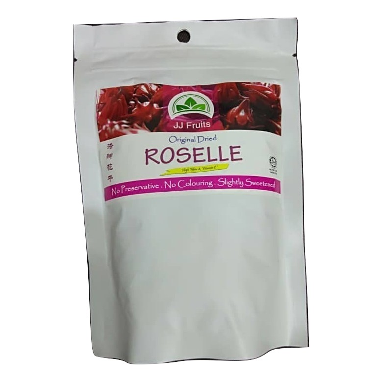 JJ Fruit Healthy Organic Dried Roselle High Dietary Fibre Snack @ Snek ...