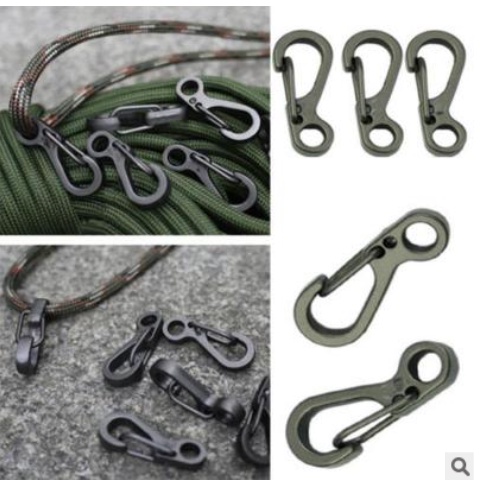Mini Carabiner Aluminum Alloy Spring Buckle Hanging Buckle Tactical ...