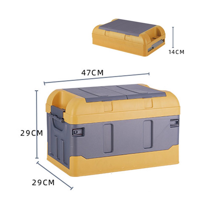 Best Selling Folding Car Storage Box Foldable Plastic Trunk Organizer ...