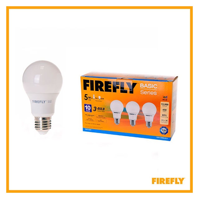 Firefly 5Watts Daylight 3-LED Bulb Value Pack | Shopee Philippines