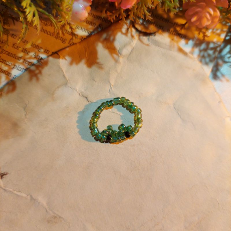 y2k beaded animal rings, cat, frogs, and duck by cyrialjewels | Shopee Philippines