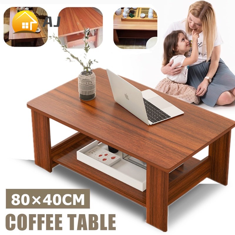 Minimalist Furniture Tea Coffee Center Table 80cm x 40cm | Shopee ...