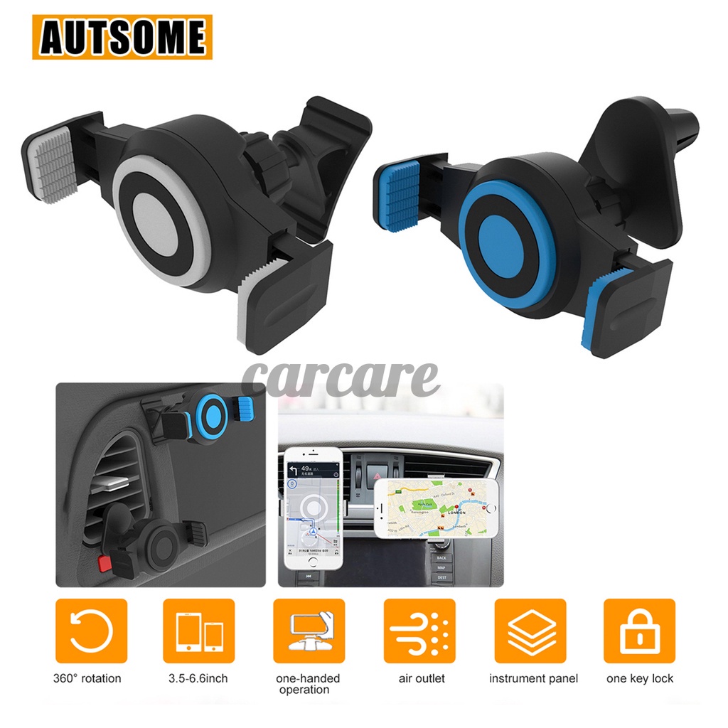 3.5-6.6 inch car universal air outlet air-conditioning port, mobile ...