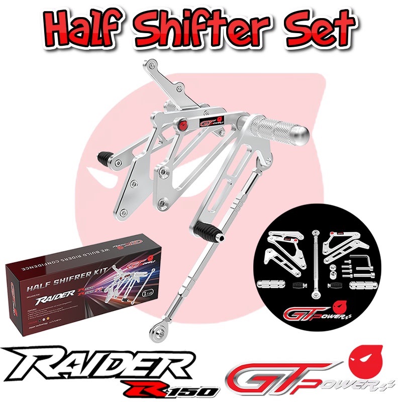 GT Power Half Shifter Set Exclusive For Raider150 Made in Thailand ...