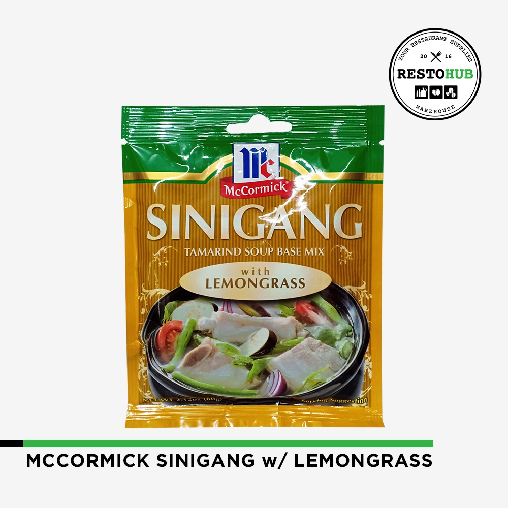 Mccormick Sinigang With Lemongrass Tamarind Soup Base Mix 60g Shopee Philippines