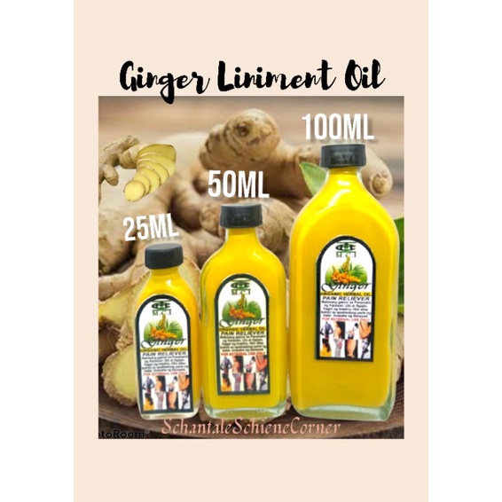 Ginger liniment oil Cream 25ml/50ml/100ml | Shopee Philippines