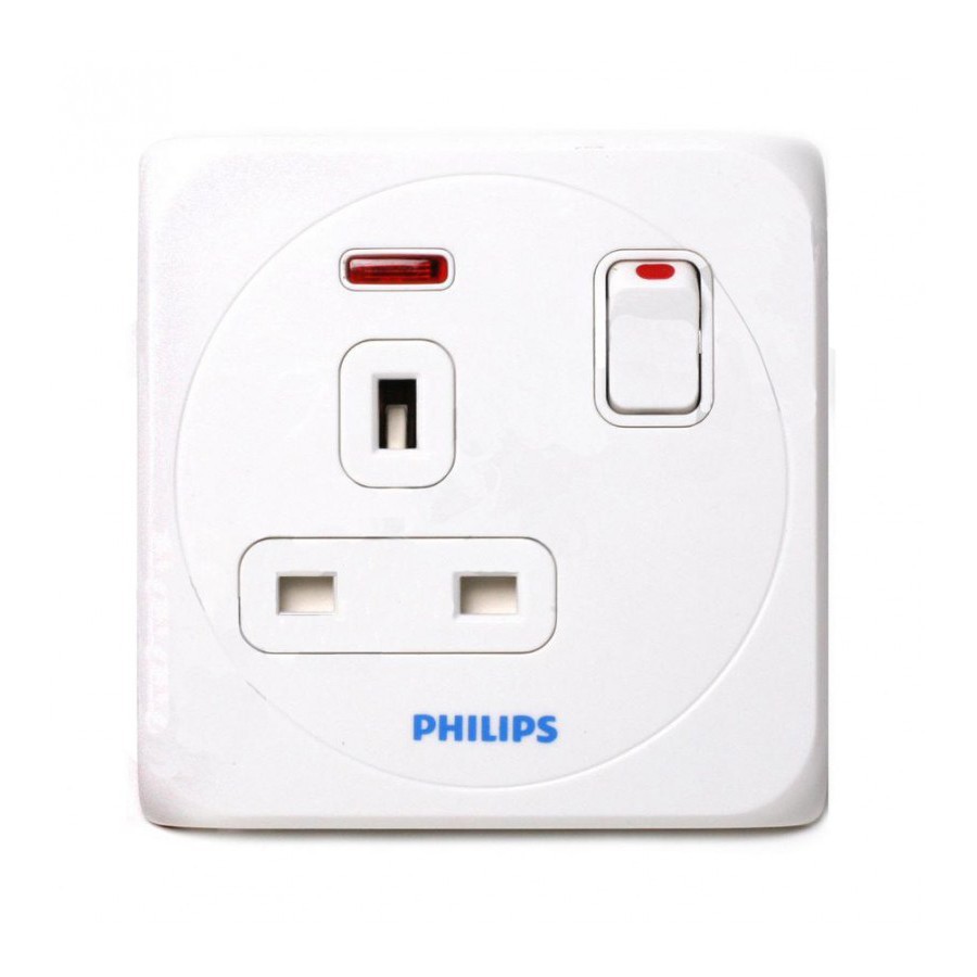 Philips Simply AC Socket | Ac Socket / ON / OFF Switch | Shopee Philippines