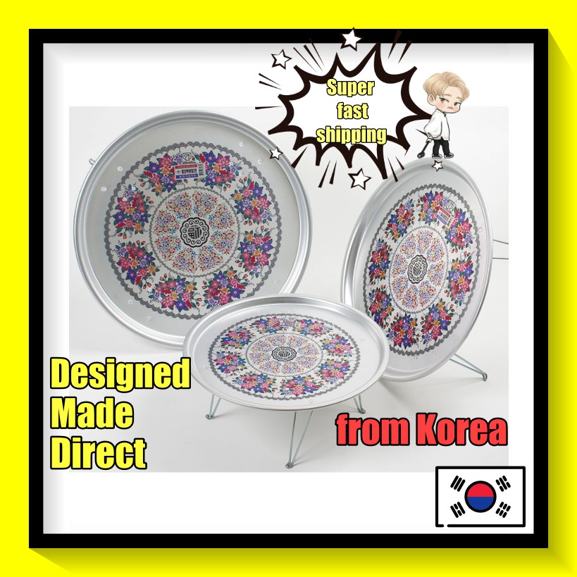 [Authentic Korean Product] Korean foldable retro nickel table best home ...