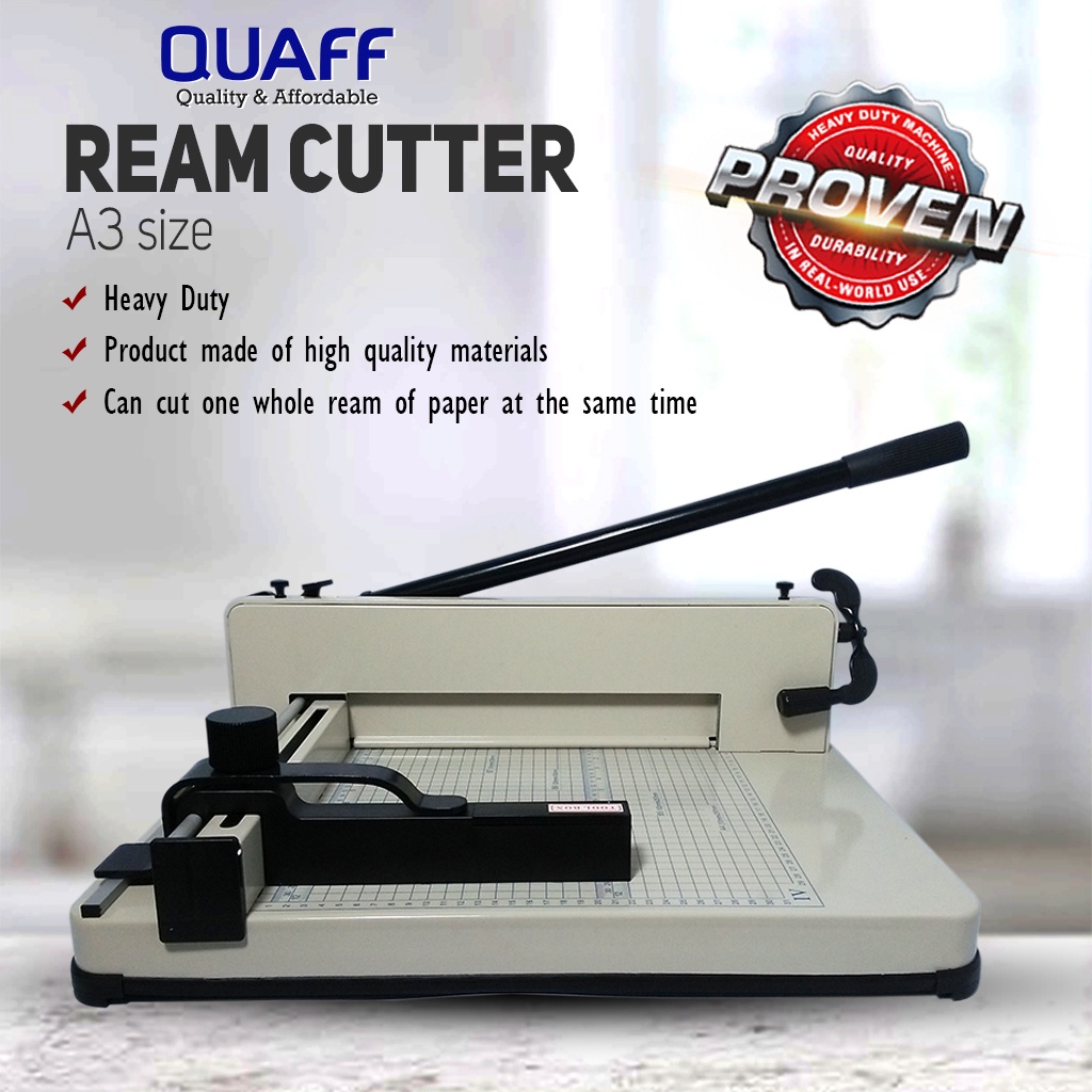QUAFF Ream Cutter A4 / A3 Size Heavy Duty Ream Cutter | Shopee Philippines