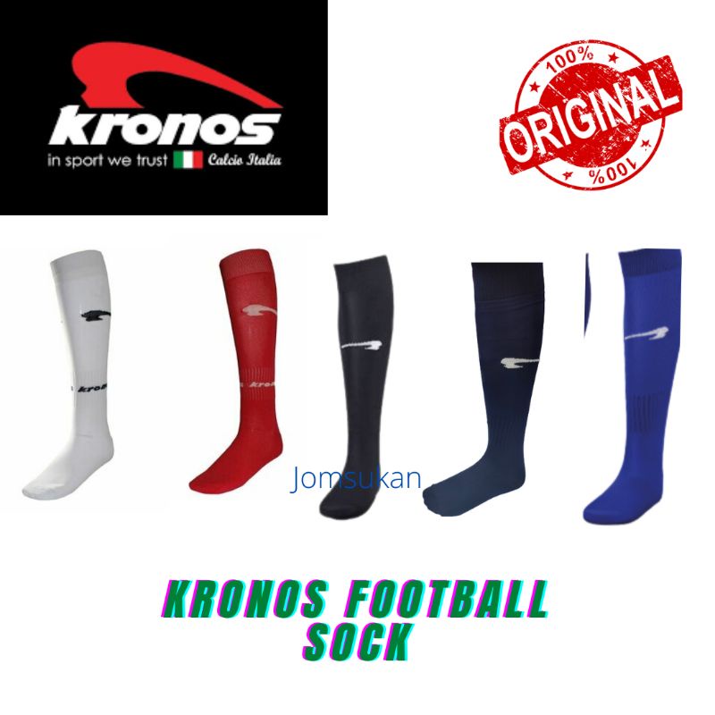KRONOS FOOTBALL SOCKS(JUNIOR/SENIOR)/HIGH QUALITY MATERIAL | Shopee ...