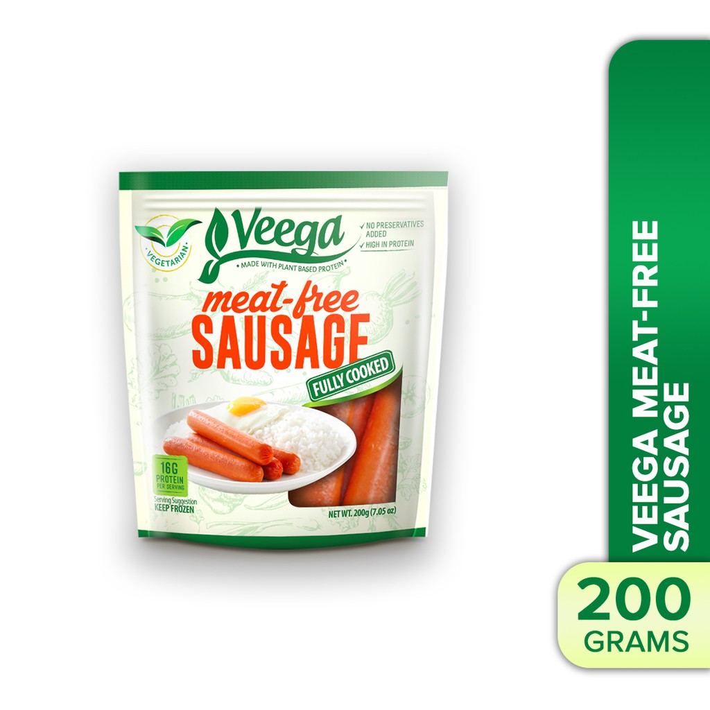 Veega Meat-Free Sausage 200G | Shopee Philippines