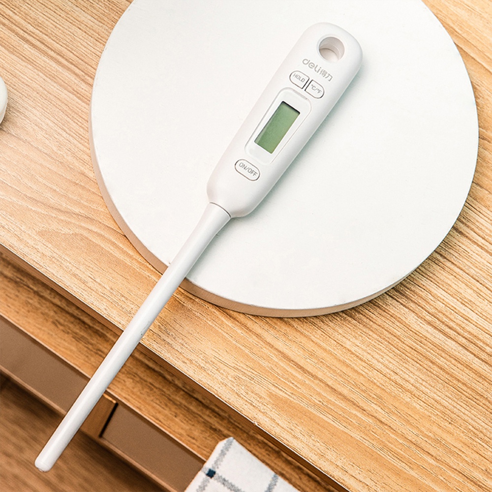 Deli Food Temperature Hygrothermograph Digital Kitchen Thermometer ...
