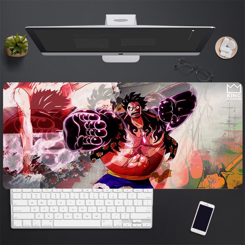Anime One Piece Mouse Pad Large 700 X 300 mm Luffy Sauron | Shopee ...