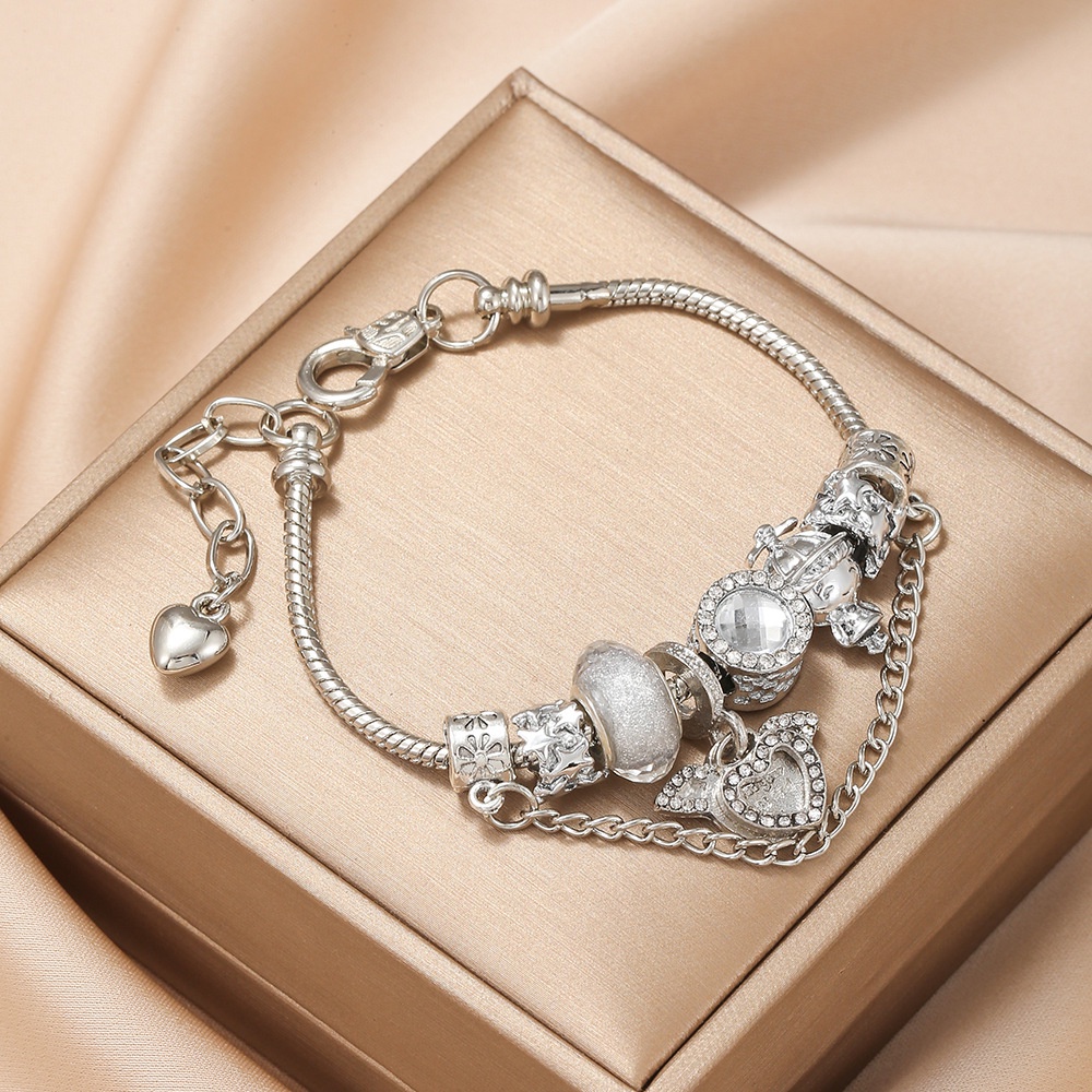 Pan jiaduola bracelet white fairy Cupid love pendant couple bracelet ...