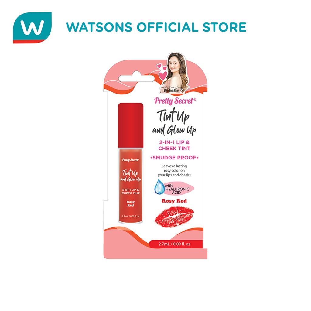 PRETTY SECRET Rosy Red Lip & Cheek Tint 2.7ml | Shopee Philippines