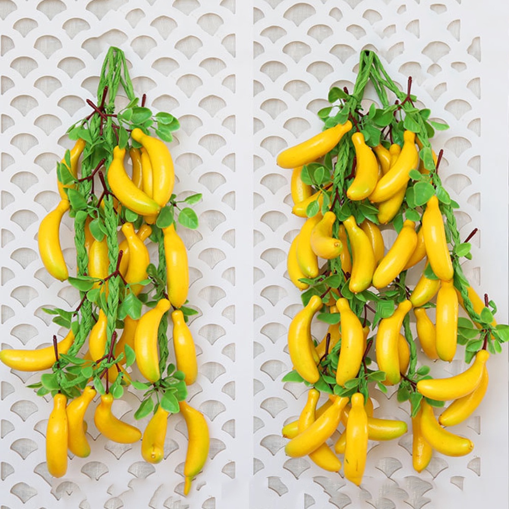 【In stock】Simulation Bananas Strings Artificial Fruit Vegetable Foam ...