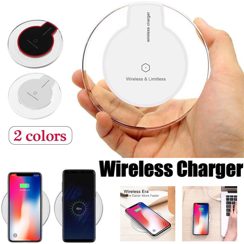 New Ultra-Thin Crystal K9 Wireless Charger Qi Fast Charge Wireless ...