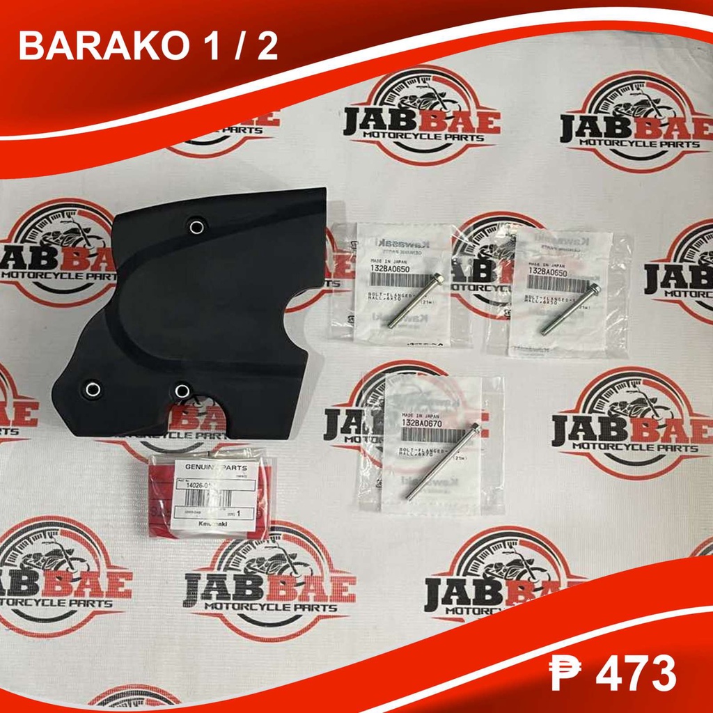 Engine Sprocket Cover Barako 1 and 2 14026-0134 SET v07.2025 | Shopee ...