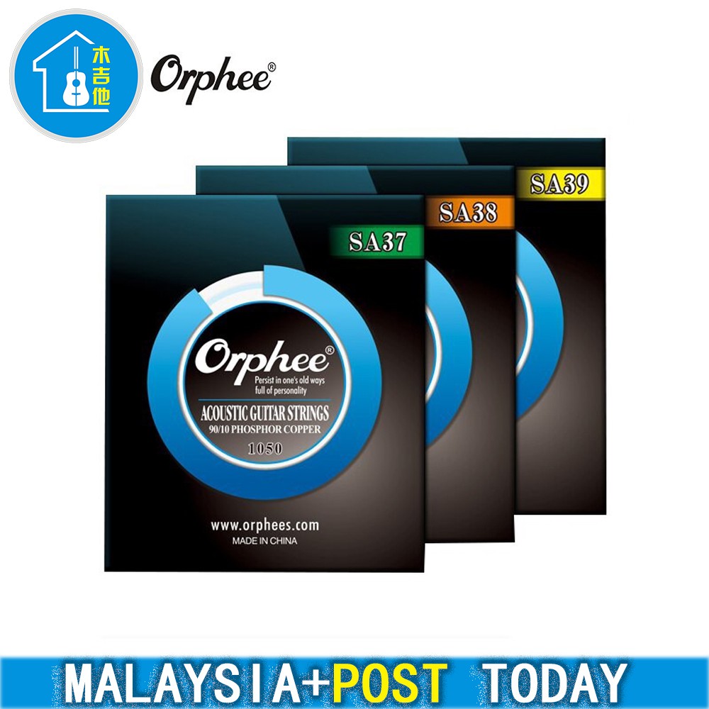 Orphee Series SA37 SA38 SA39 Acoustic Guitar Strings Set Professional ...