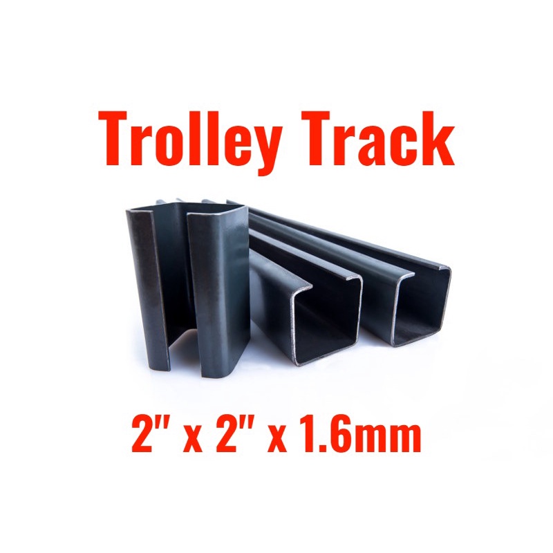 Mild Steel Trolley Track 2" x 2" x 1.6mm ( thickness ) | Shopee Philippines