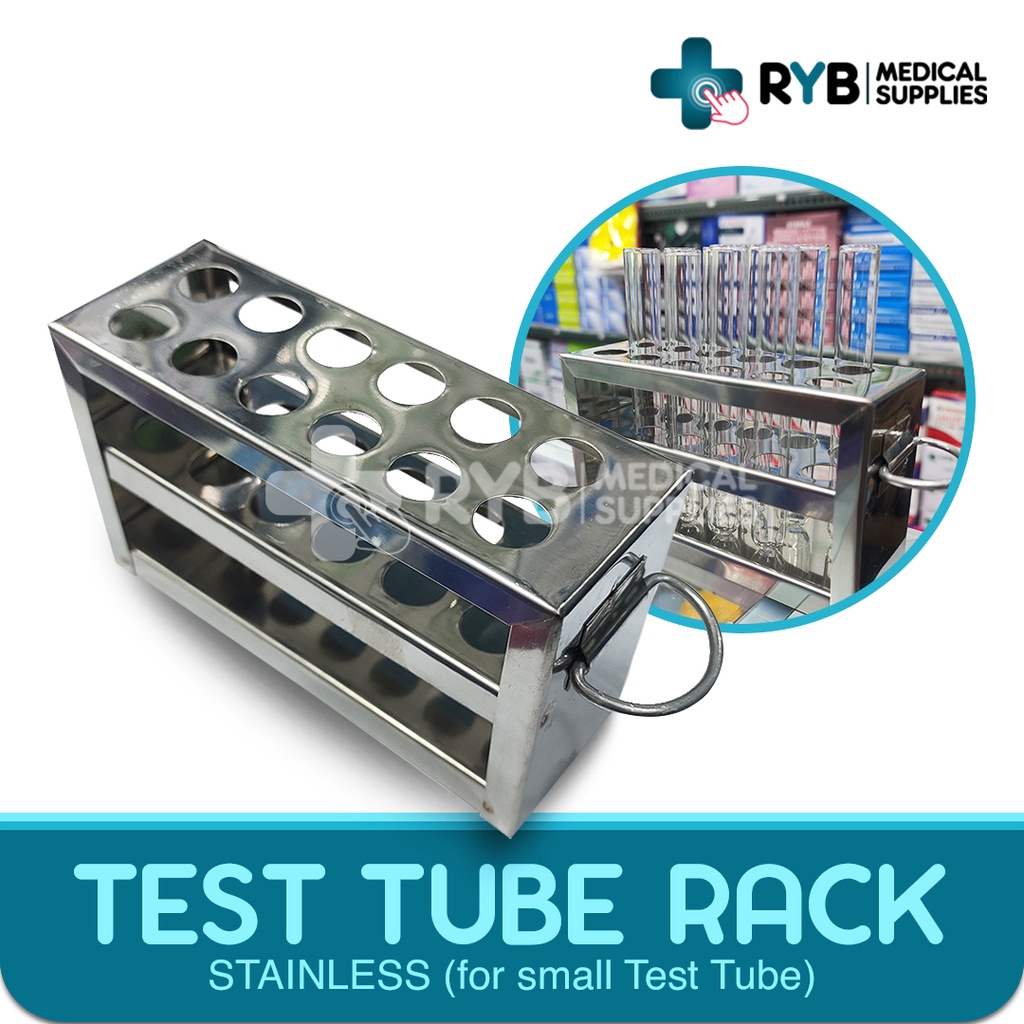 Stainless Test Tube Rack 12 Holes x 12mm | Shopee Philippines