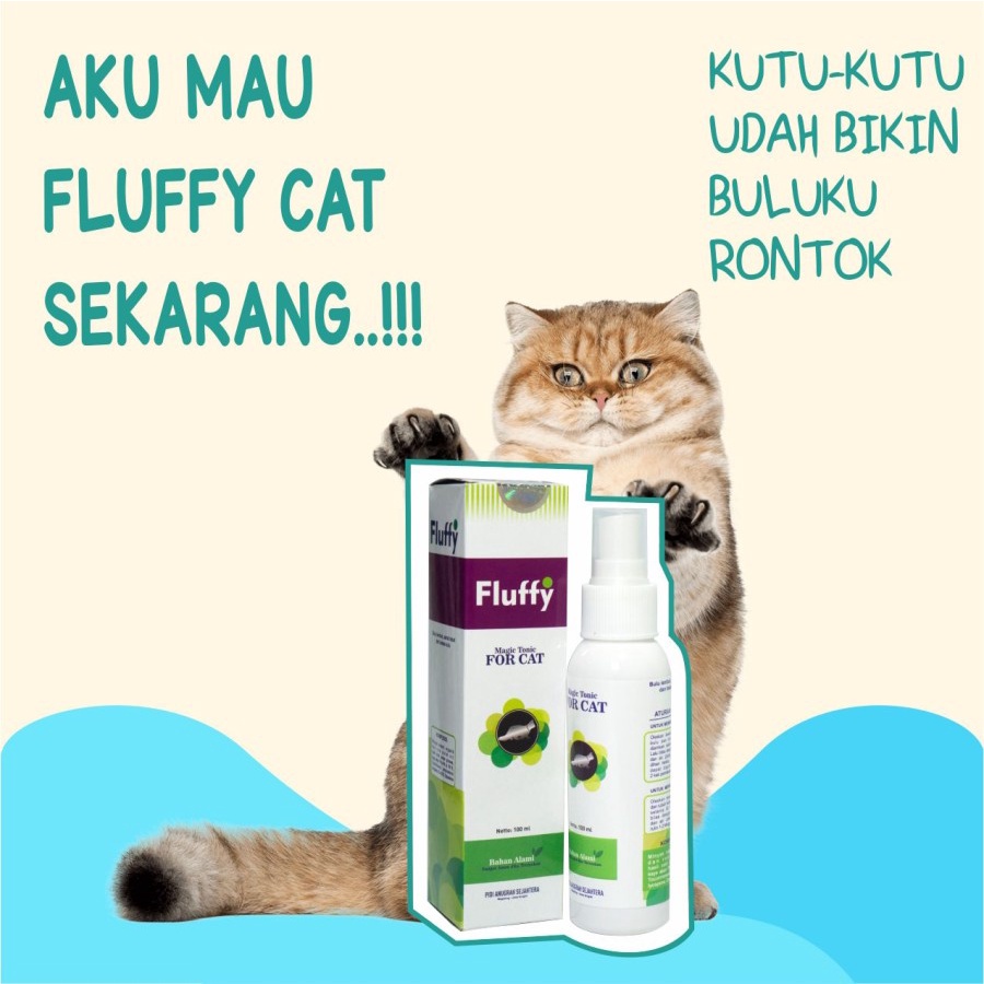 100 ML Fluffy Effective Cat Flea Medicine Magic Tonic Hair Loss Scabies ...