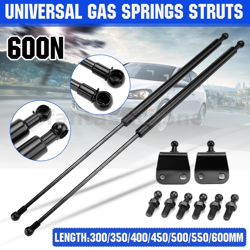 2X 300/350/400/450/500/550mm 600N Universal Gas Springs Struts For Kit ...