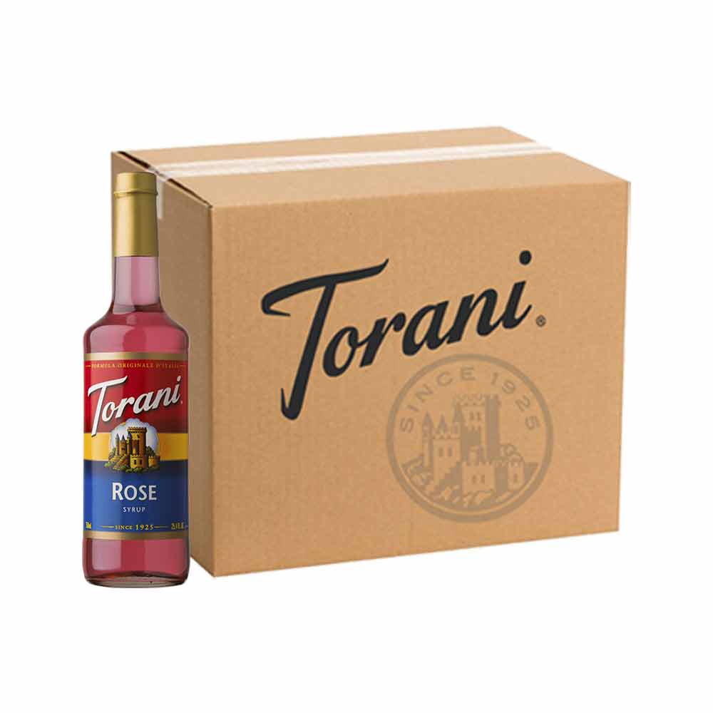 Torani Rose Syrup 750ml x 12 Bottles | Shopee Philippines