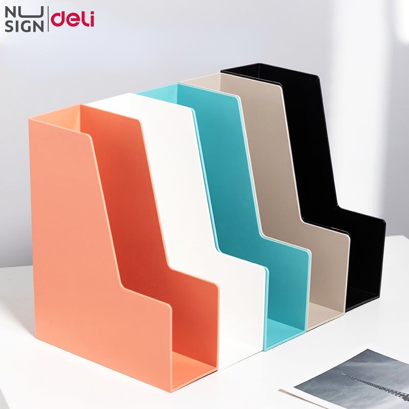 Nusign by Deli NS022 Simple File Box Book A4 File Rack Storage Desktop ...
