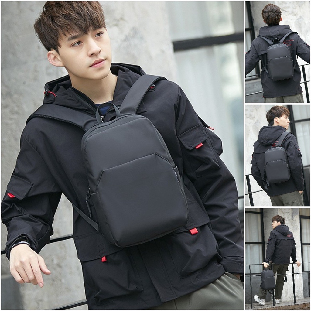 Men's Mini Backpack Small Japanese Fashion Brand Light Schoolbag Simple ...