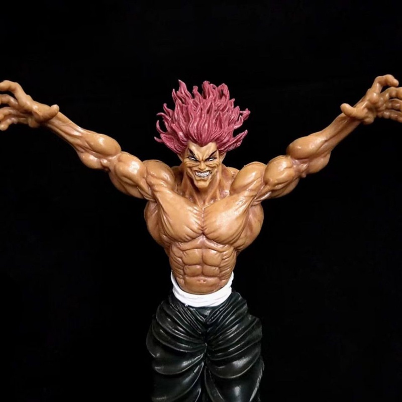 22cm Hanma Baki Anime Action Figure PVC Toy Manga Fighter Hanma Yujirō ...