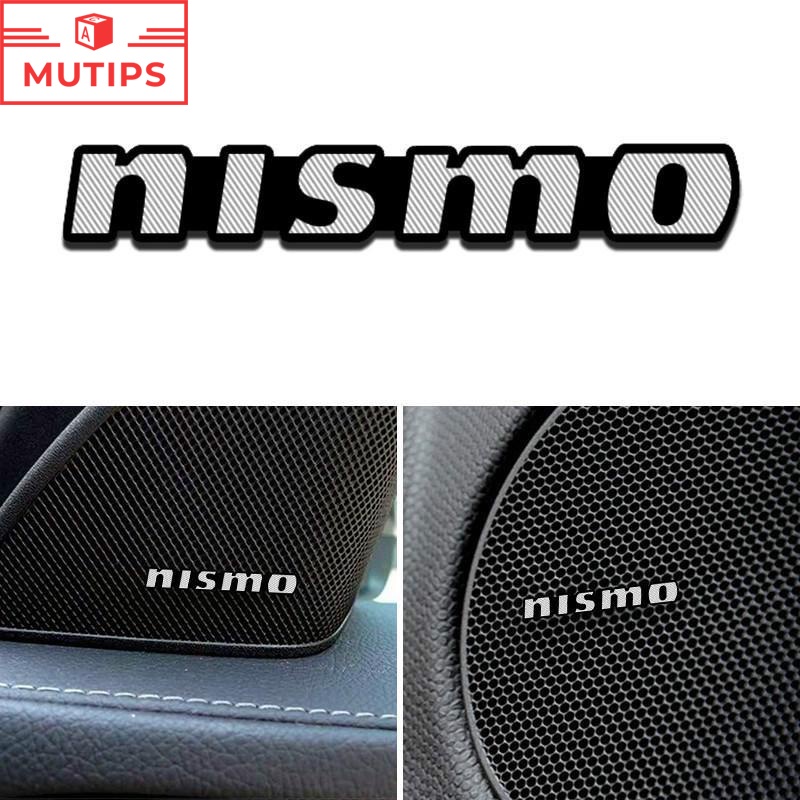 Nissan 4Pcs Car Audio Sticker Interior Central Control Speaker Alloy ...