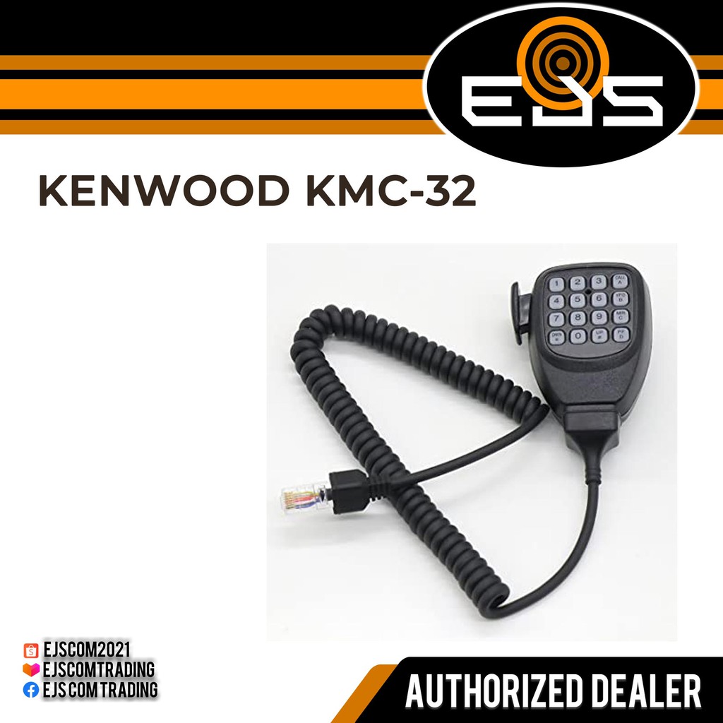 KENWOOD Hand Microphone (KMC-32 AND KMC-30) | Shopee Philippines