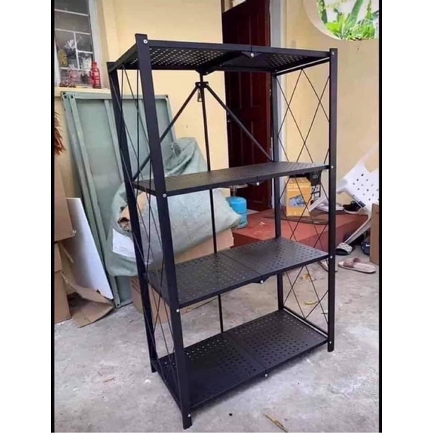 Folding Rack 4 Layers Organizer ready stocks, COD (71*35*126cm ...