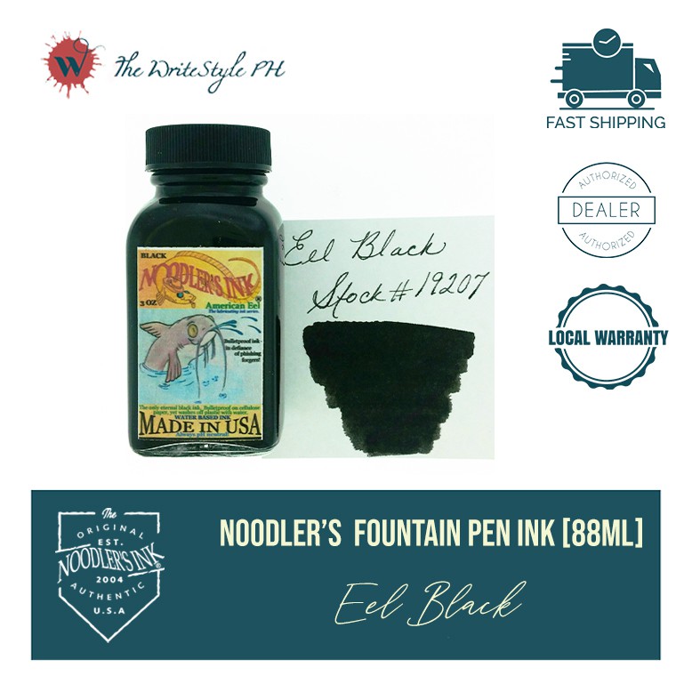 Noodler's Fountain Pen Ink [Eel Black] 3oz | Shopee Philippines