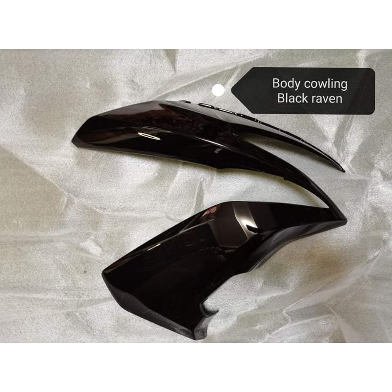 yamaha aerox black raven body cowling right / front z aerox /black ...