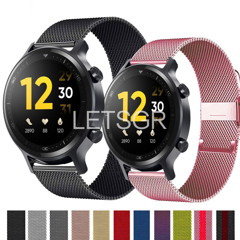 Strap Milanese Loop Magnetic Watch Band for Realme Watch S/Pro | Shopee ...
