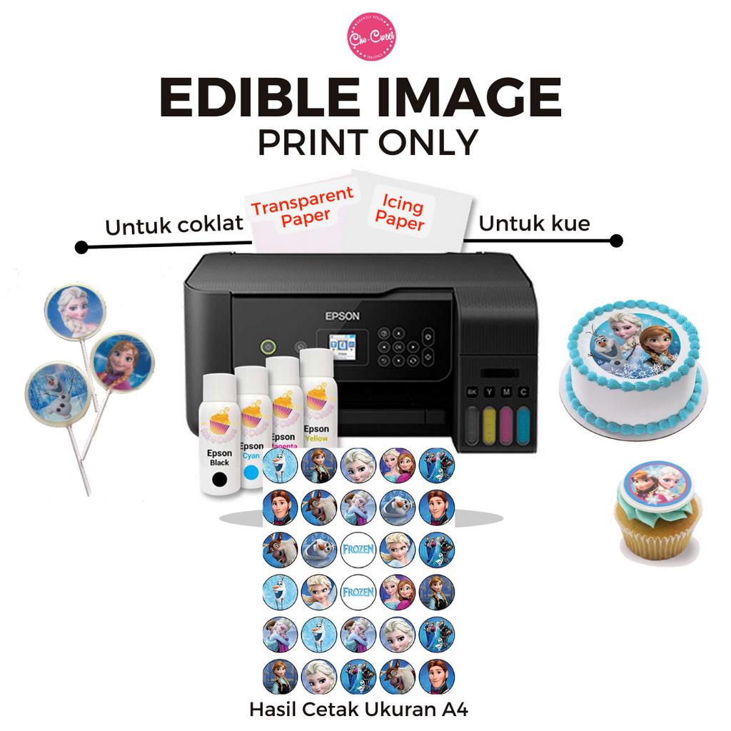 Print Edible Paper Special Photos / Logos for Chocolate and Icing Paper ...